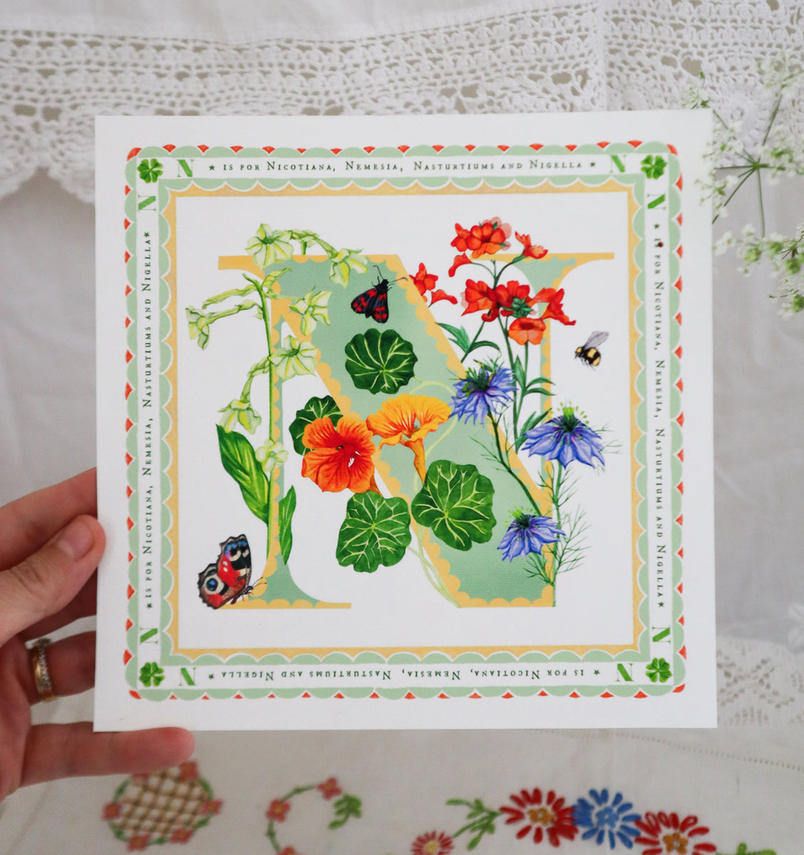 Botanical Alphabet Prints – Charlotte Hogg Studio - Botanical greetings ...